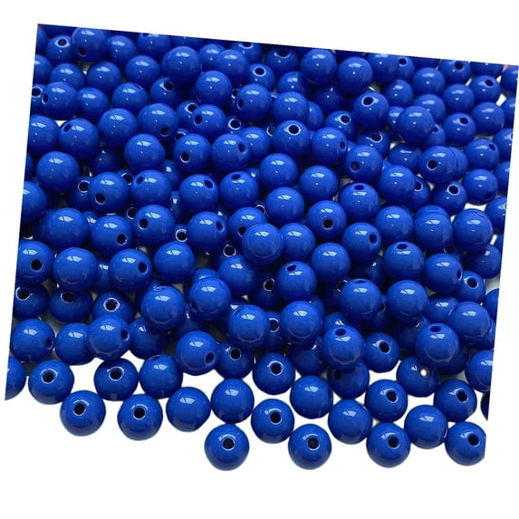 Highcool 200 Pieces 10mm Acrylic Round Pastel Beads Candy Color Plastic Spacer Beads for ...