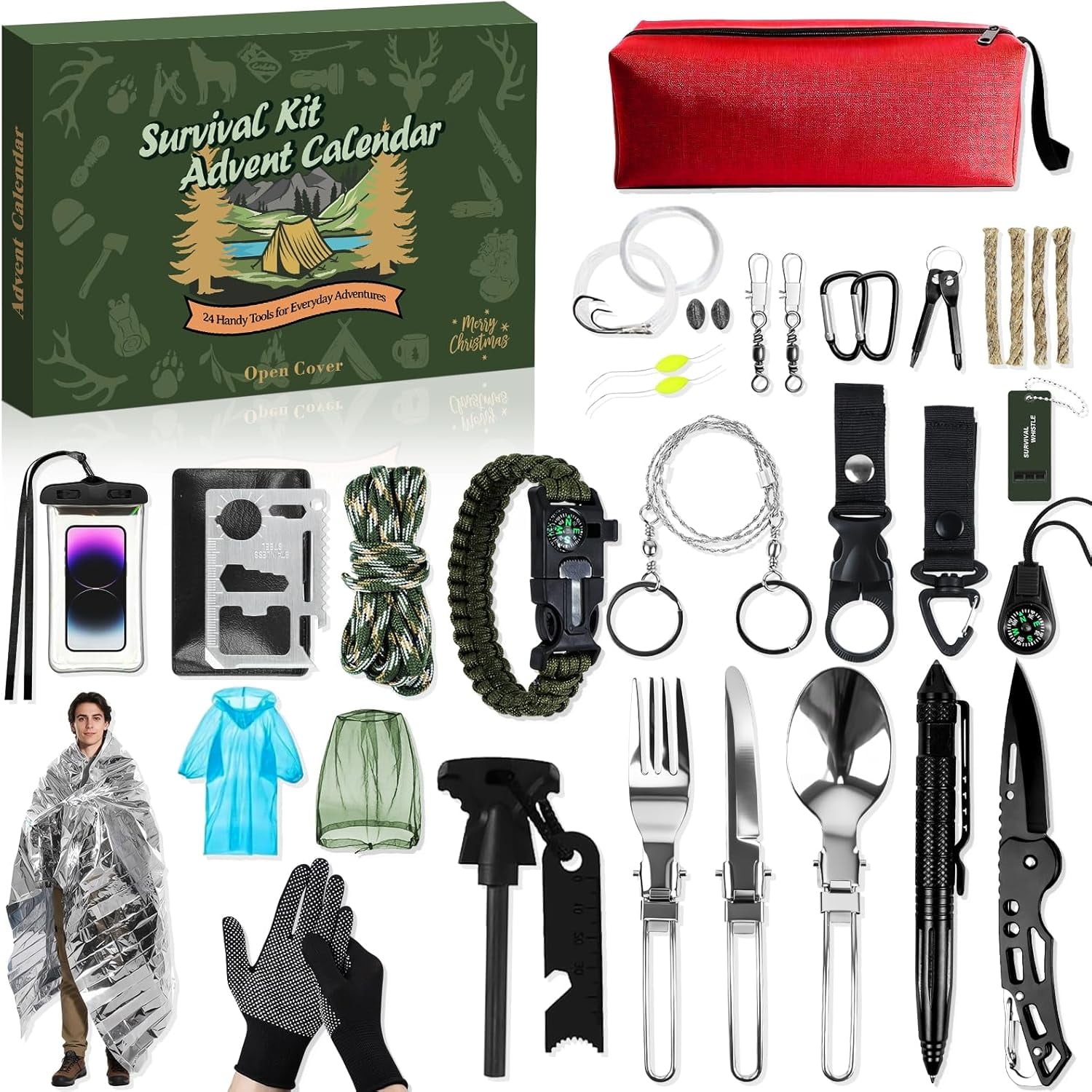 Highcool 2025 Advent Calendar for Adults, Advent Calendar Kits for Adults Teens Boys, 24 Days ...