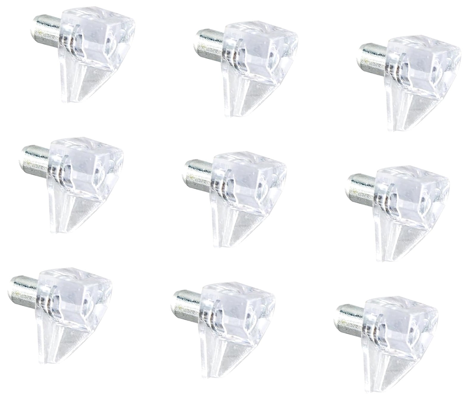 Highcool 20PCS 5mm Clear Cabinet Clips, Plastic , Pegs for Shelves ...