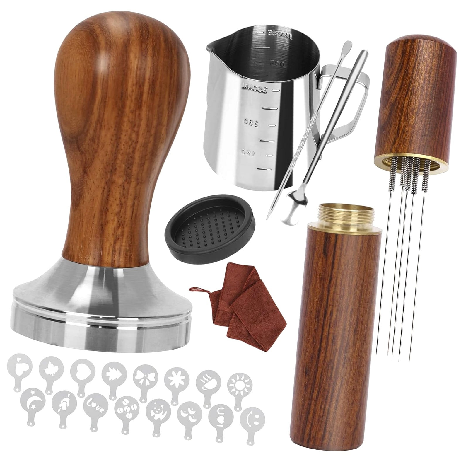 Highcool 23 PCS Coffee Tamper Set, Kit Barista Kit, with Tamper 51mm ...