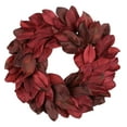 Highcool 23-inch Christmas Wreath for Doors, Lifelike Red Wreath ...