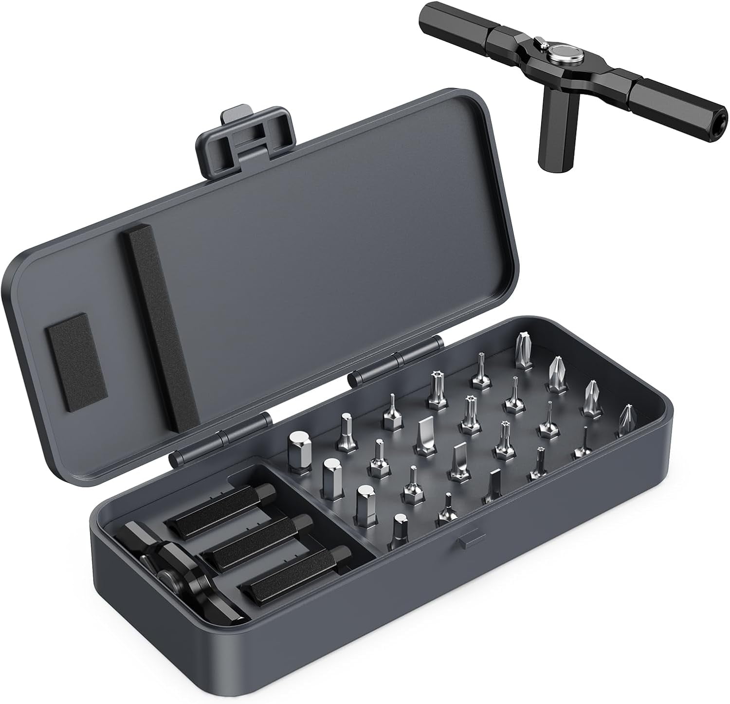 Highcool 24 in 1 Magnet Screwdriver Set, DIY Ratet Mini Screwdriver Set ...