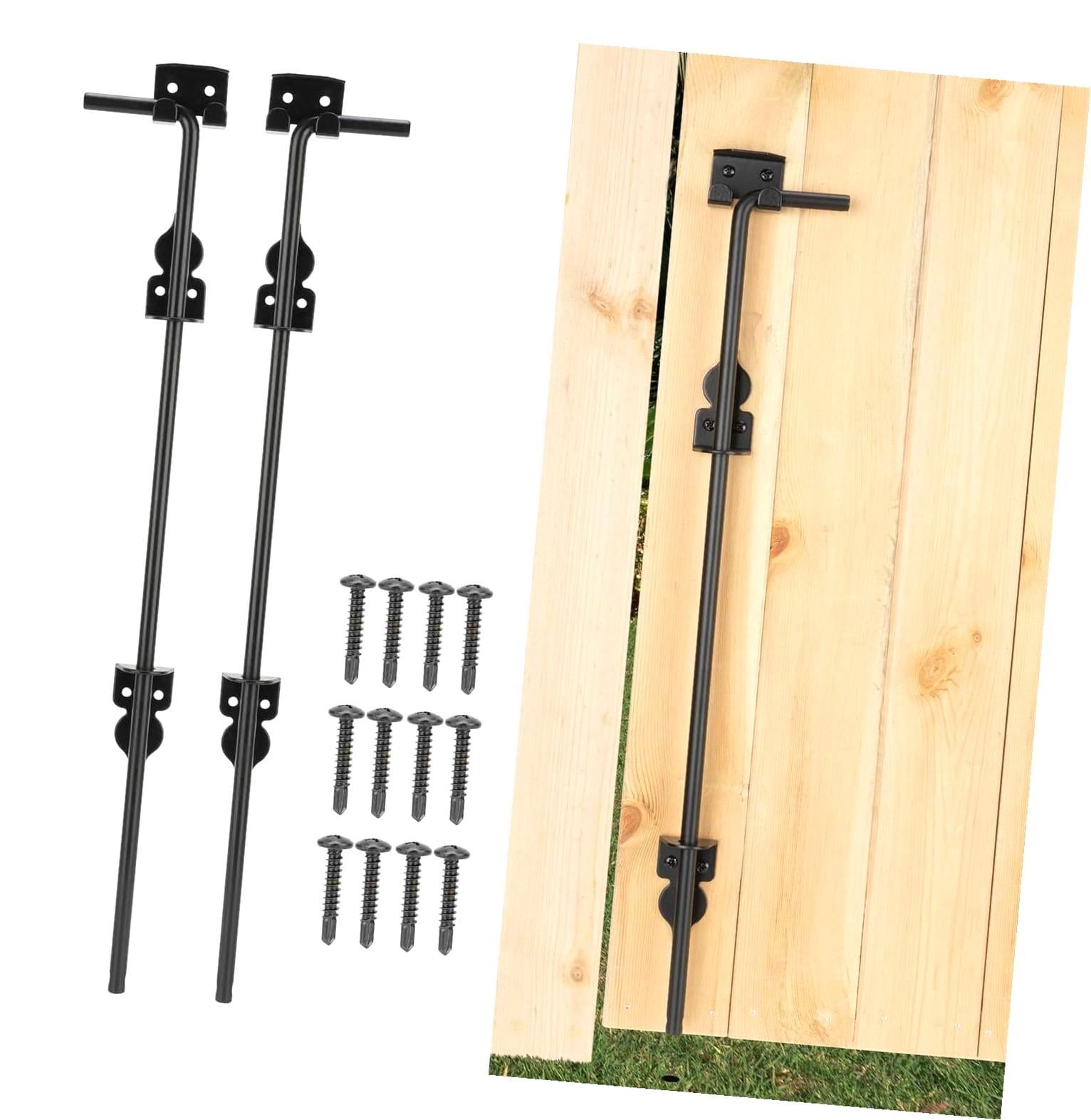 Highcool 24" Cane Bolt Heavy-Duty Drop Rod for Gate, Ground for Wooden ...