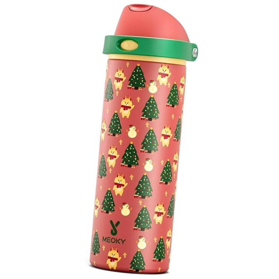 Highcool 24 oz Christmas Insulated Water : Steel Water and Spout Lid ...