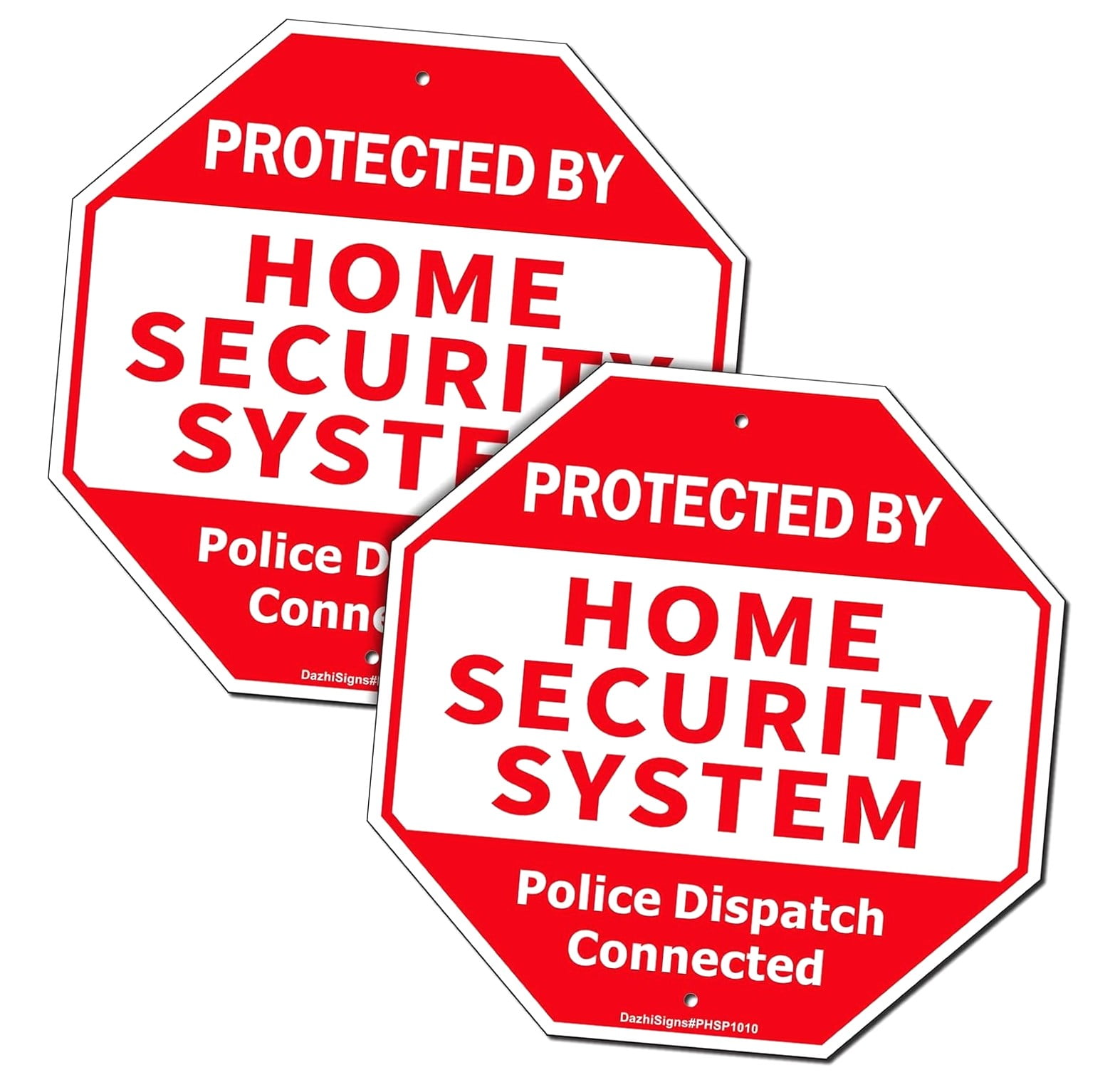 Highcool 2Pack Protected by Signs for Yard, Dispatch Connected Sign, 10 ...