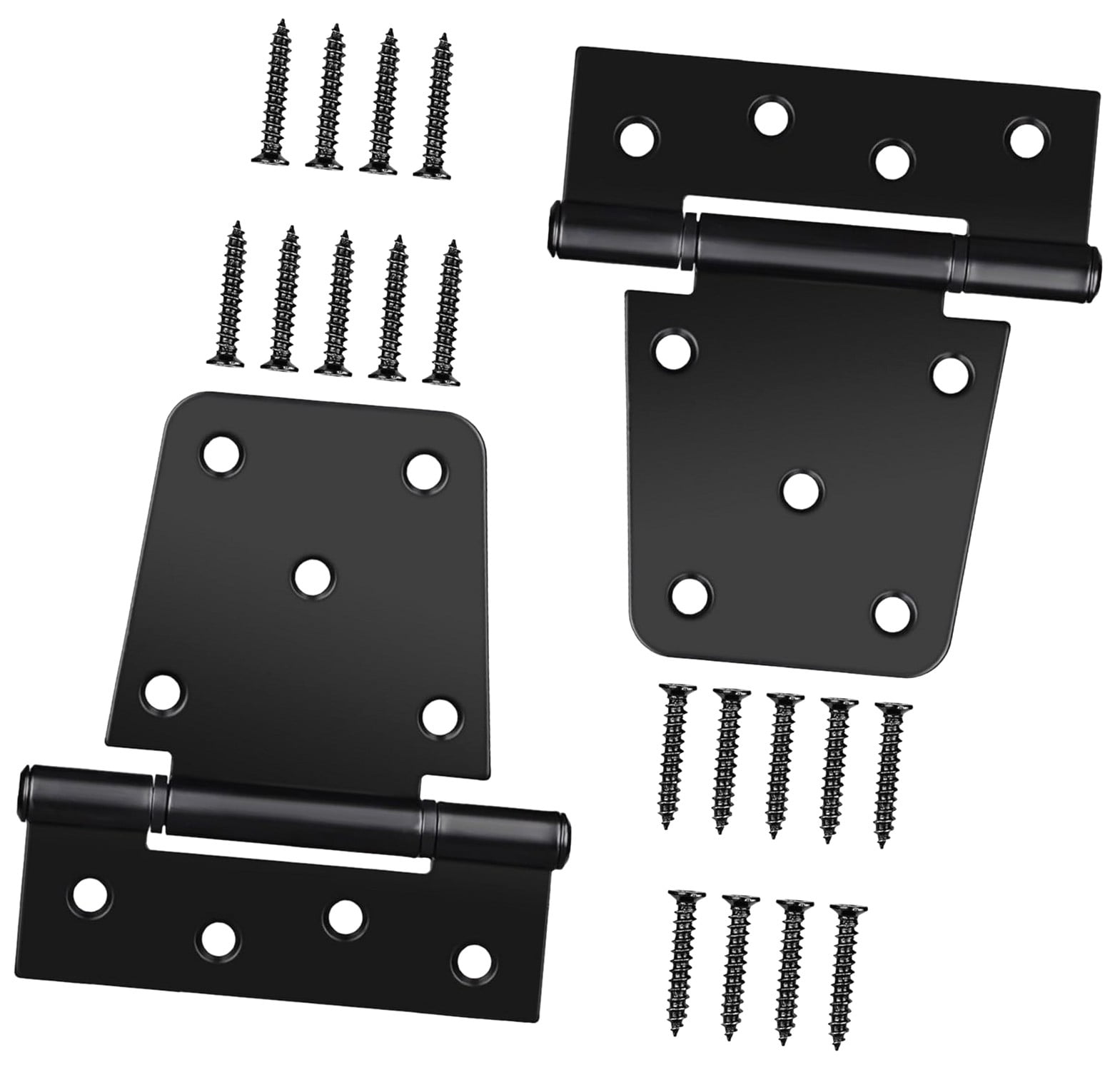 Highcool 3.5 Inch Gate Hinges, 2 Pack Iron Extra Thick Door Hinges ...