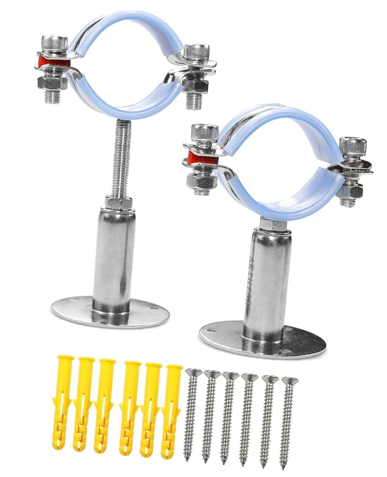 Highcool 3 Inch Wall or Ceiling Mount Pipe Support Hanger, 2 Pack ...