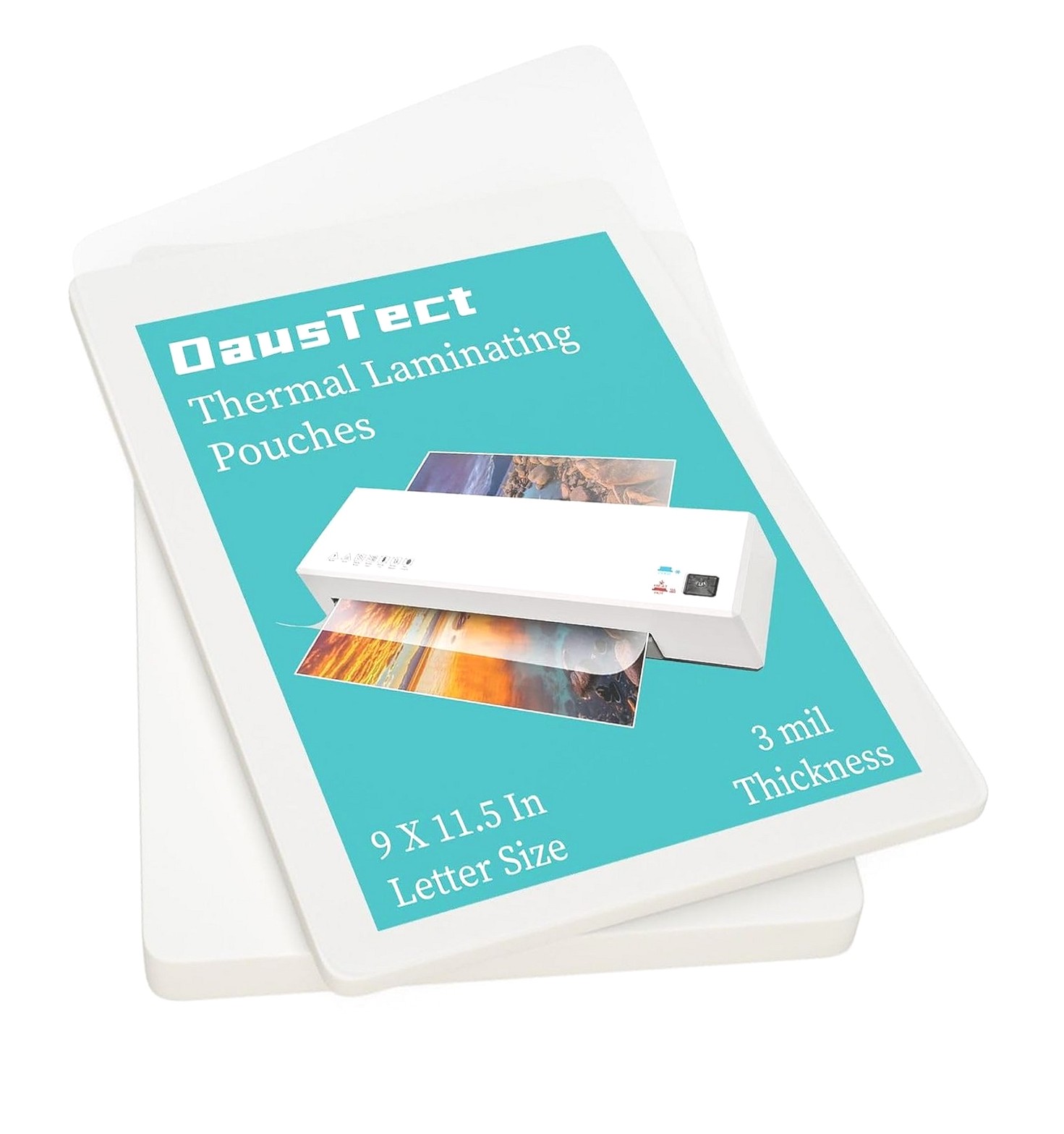 Highcool 3 Mil Laminating Pack, Clear 9x11.5 Inch Thermal Laminating ...