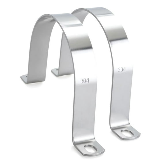 Highcool 3 PCS 4-1/32 Inch, 304 Steel Thickened Pipe Clamps, Heavy-Duty ...