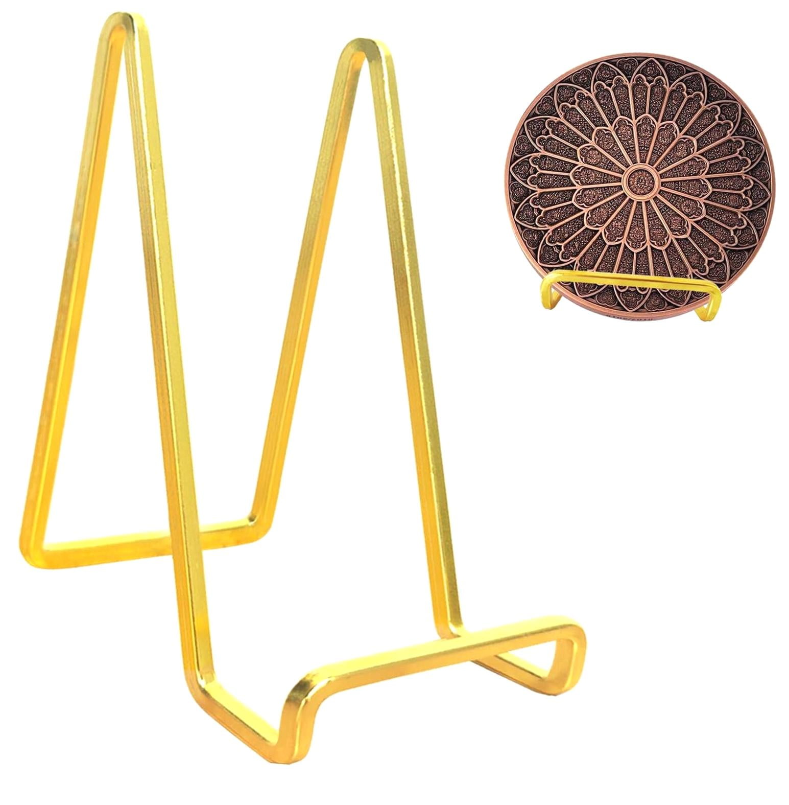 Highcool 3 Pack 6 inch Metal Plate Stands for Showcase, Plate Holder ...