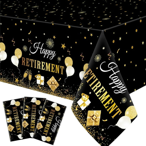 Highcool 3 Pcs Retirement Party Decorations Happy Retirement ...