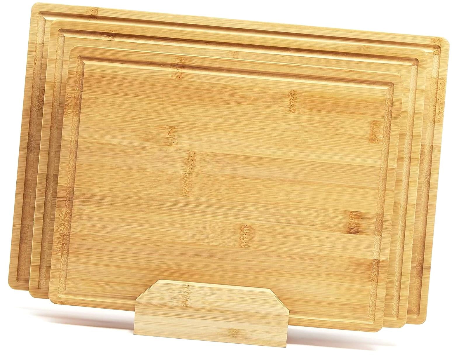 Highcool 3-Piece Cutting Board Set, Kitchen Chopping Boards with Holder ...