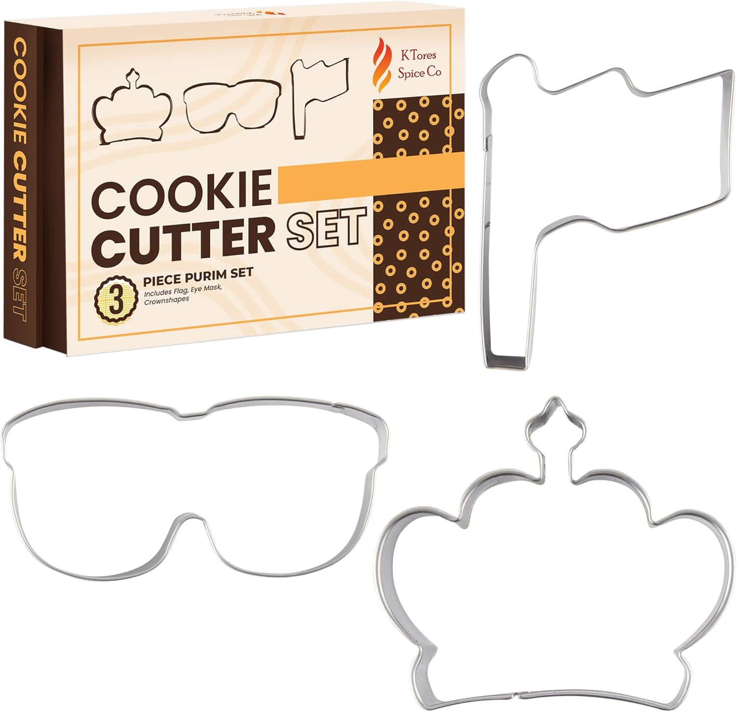 Highcool 3 Piece im Coe Cutter - Stainl Steel, im Themed Shes - Flag ...