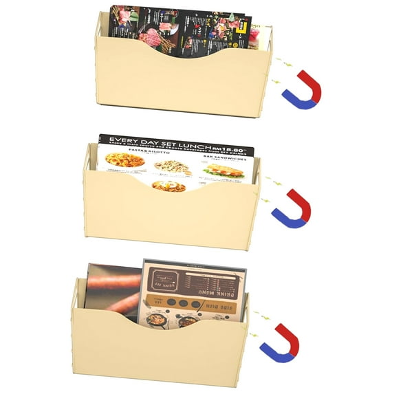 Highcool 3-Pocket File Holder for File Cabinets, Refrigerator ...