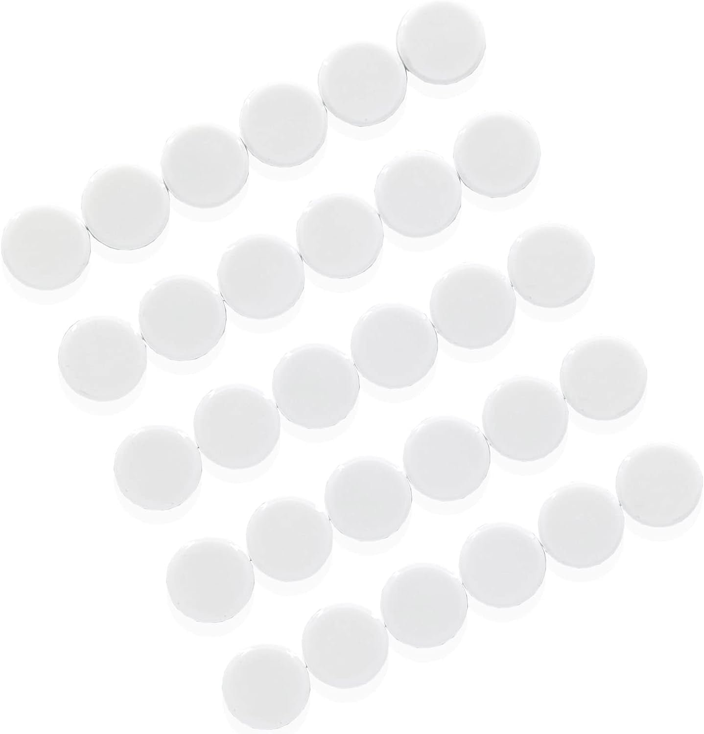 Highcool 30 Pack Fridge Magnets, Round Refrigerator Magnets, Small ...