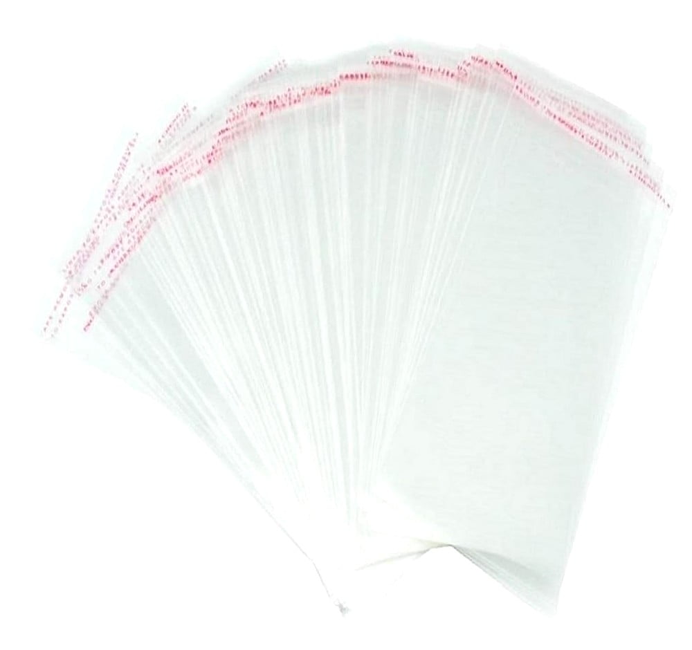 Highcool 300 Count 5x7 Clear Resealable Plastic OPP /Cellophane Bags ...