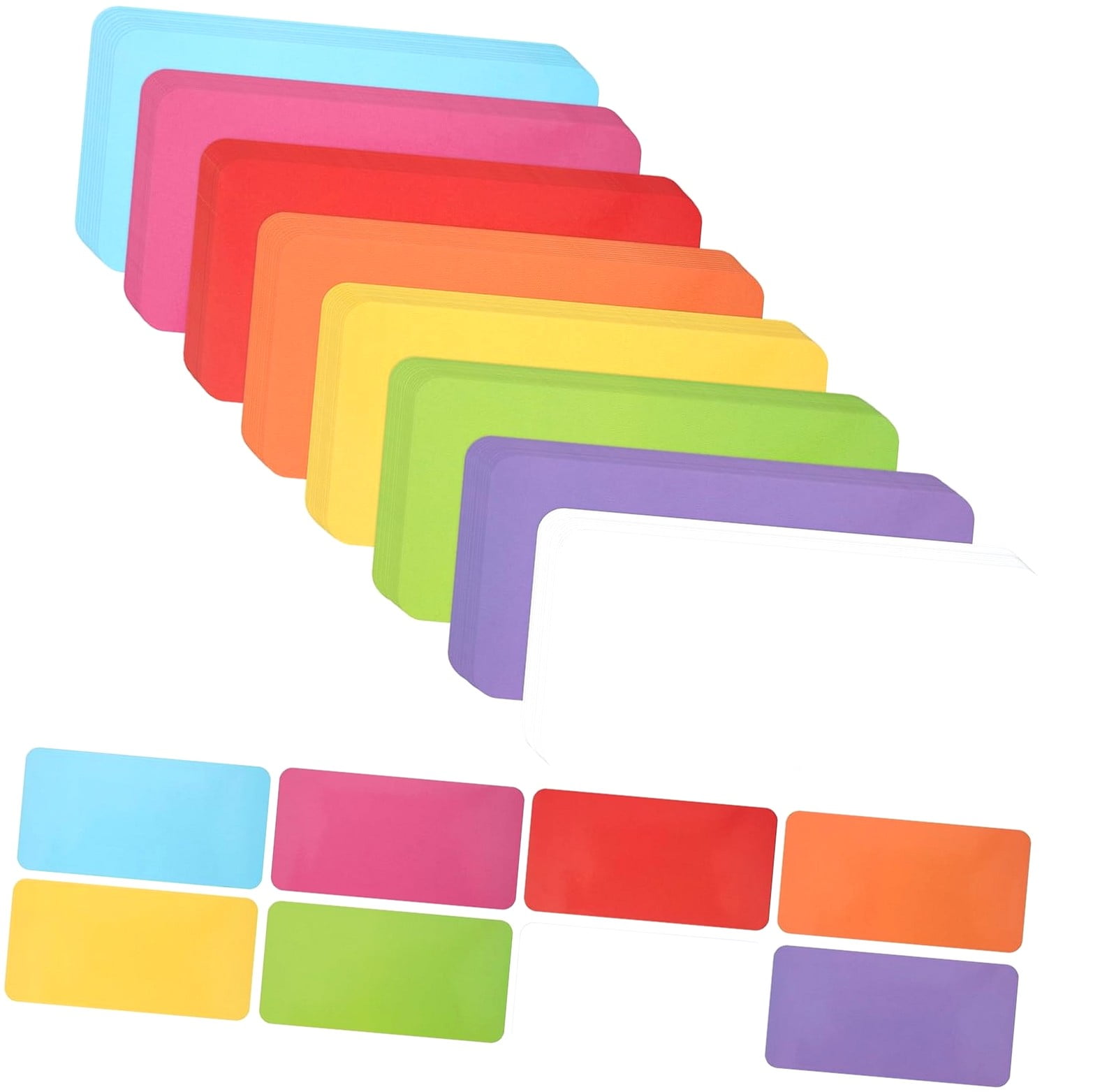 Highcool 32 Pcs Labels, 4.2x2.1 Writable Name Tags Label Stickers for ...
