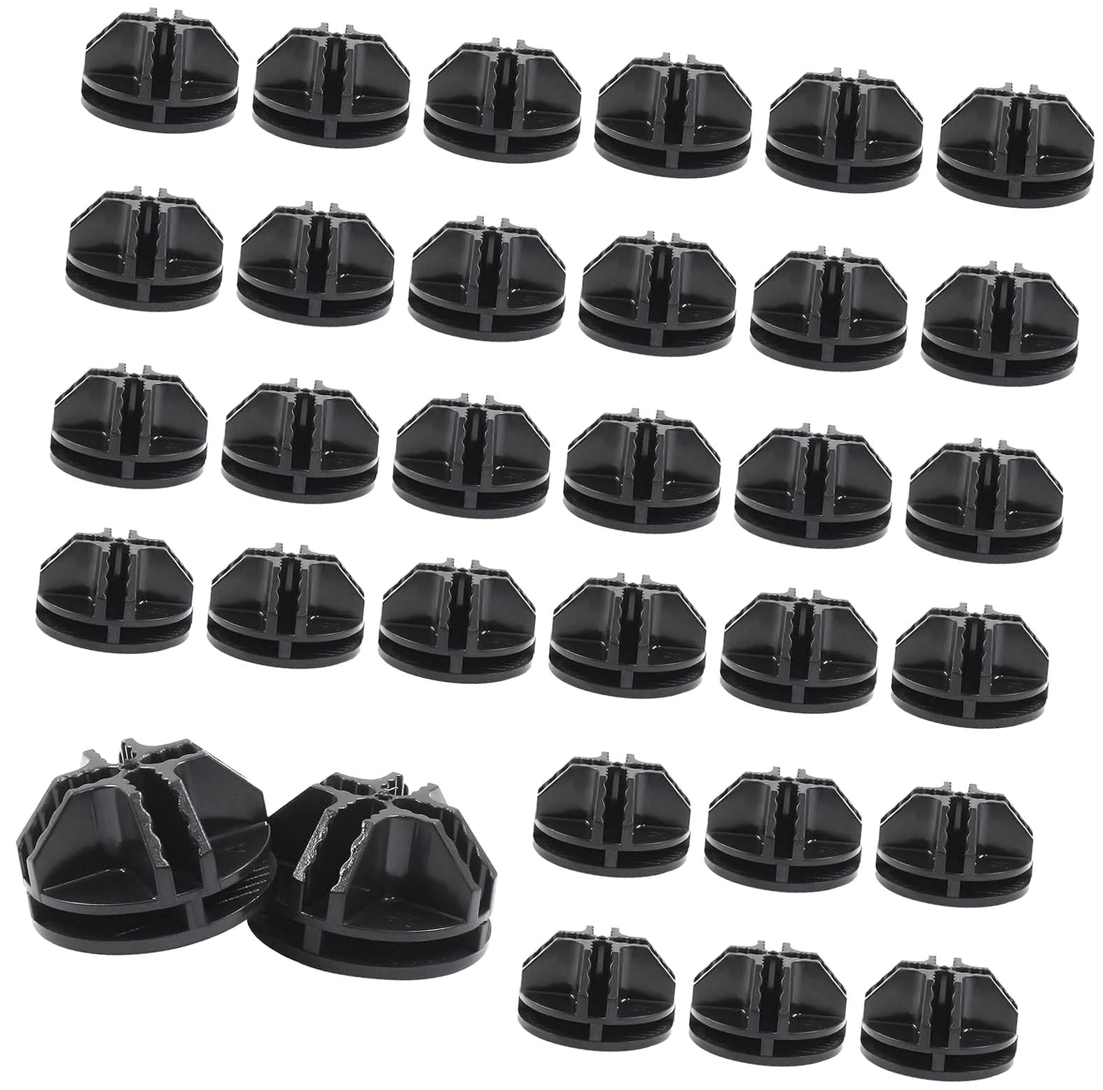 Highcool 32 Pcs Wire Cube Connectors, Plastic Storage Wire Grid Cube ...