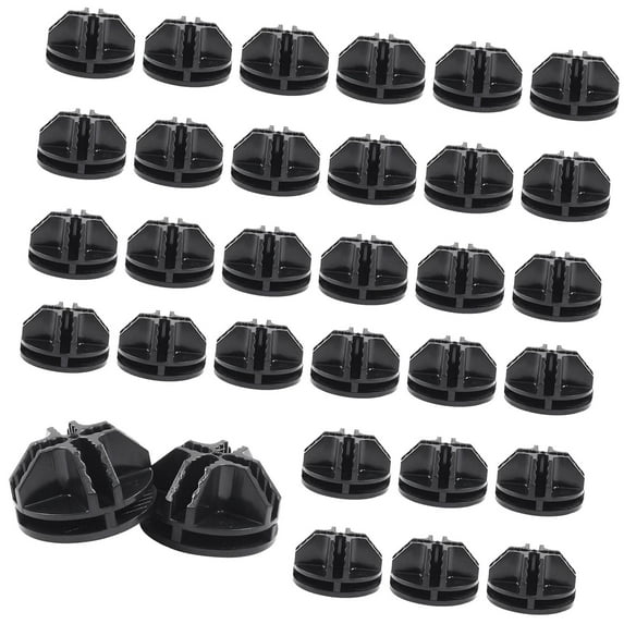 Highcool 32 Pcs Wire Cube Connectors, Plastic Storage Wire Grid Cube ...