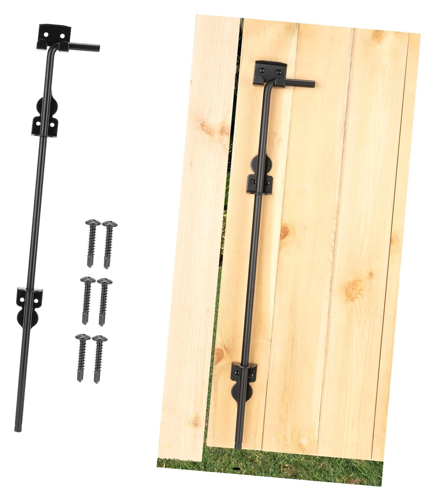 Highcool 36" Cane Bolt Heavy-Duty Drop Rod for Gate, Ground for Wooden ...