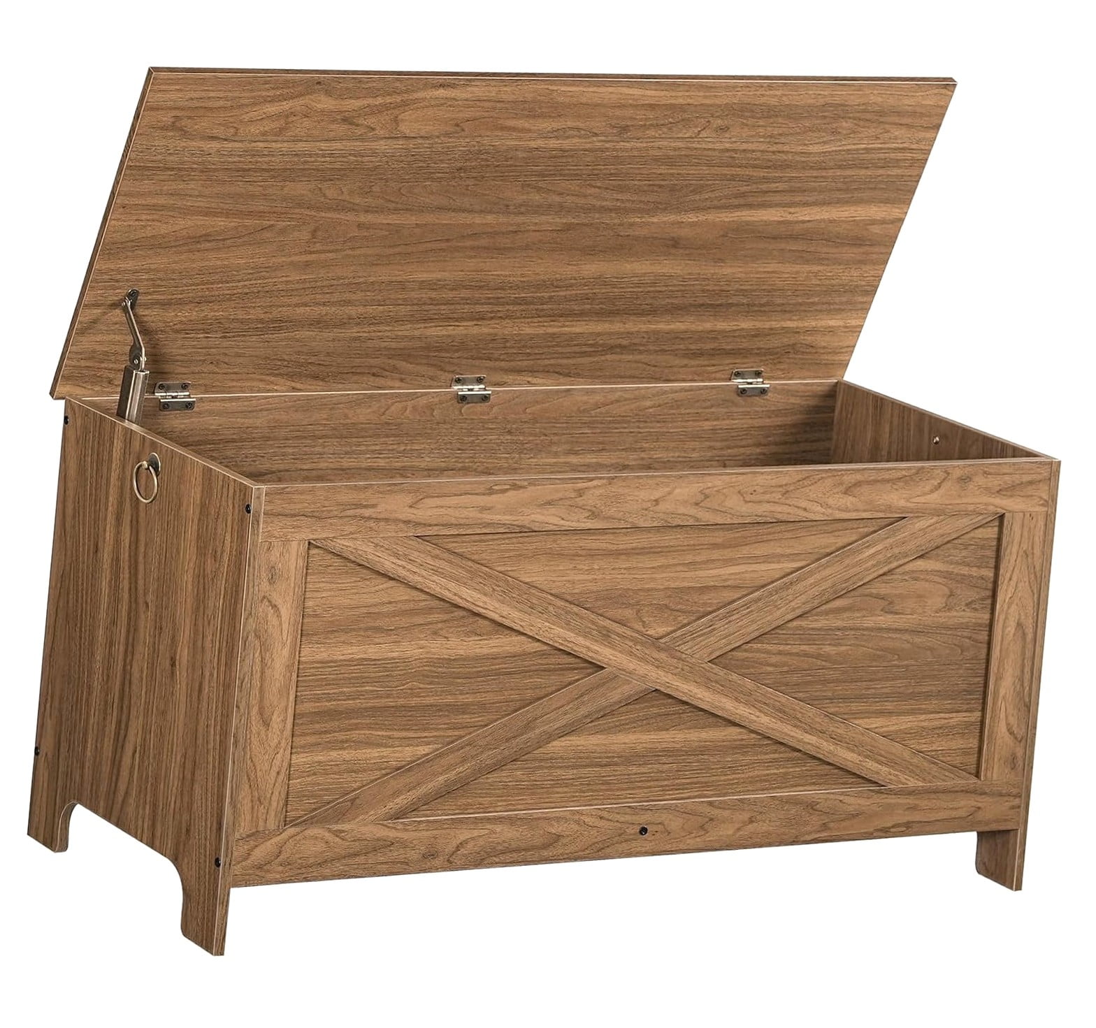 Highcool 39.4" Chest, Sturdy Entryway Storage Chest with Hinges, Retro ...