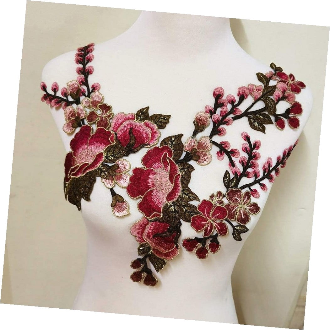 Highcool 3pcs Embroidered Garment Appliques Sew Patches Clothes ...