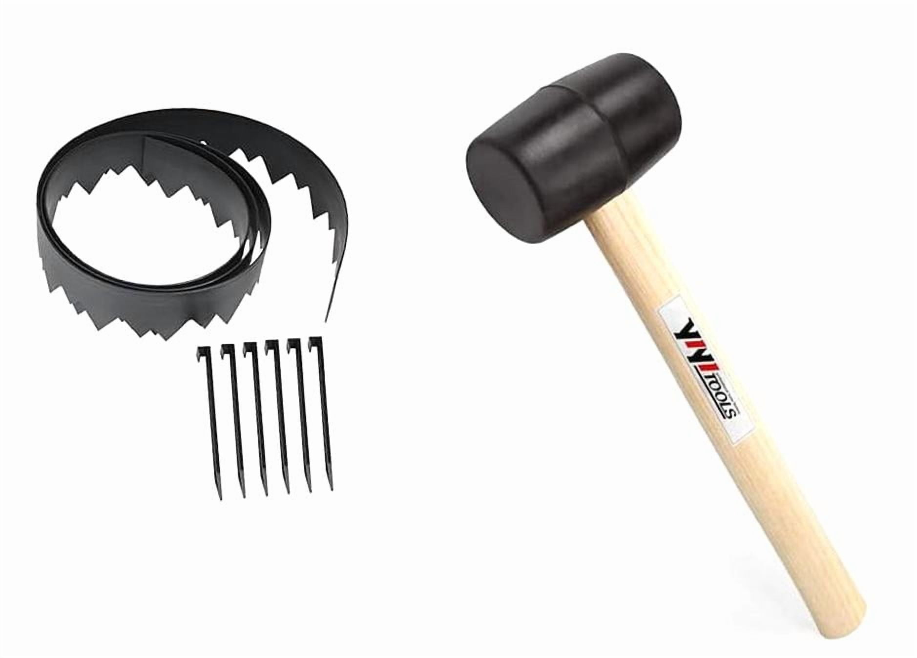 Highcool 4.5-Inch Straight Top Plastic Garden Border Landscape Edging ...