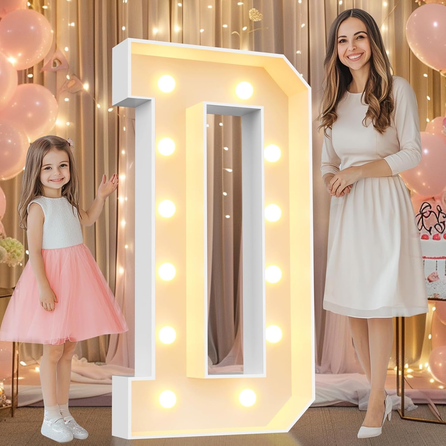 Highcool 4 FT Marquee Light Up Letters, Marquee Letter Lights 4 Feet ...