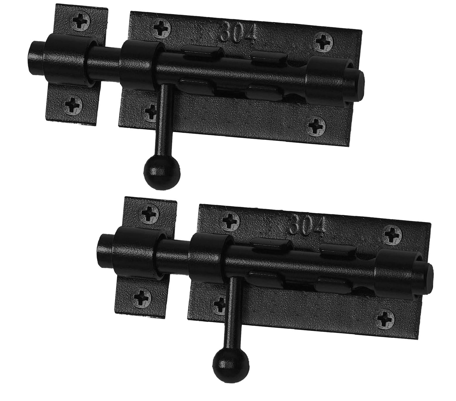 Highcool 4 Inch Slide Barrel Bolt Door Slide Lock, 304 Steel Bolt Lock ...
