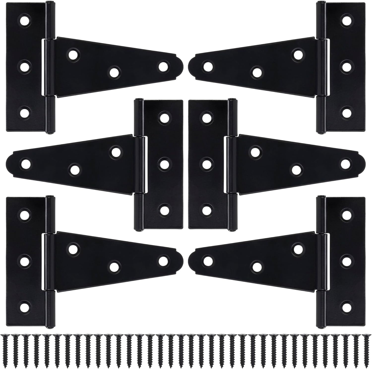 Highcool 4 Inch - Gate Hinges, Shed Door Hinges, Tee Hinges for Wooden ...