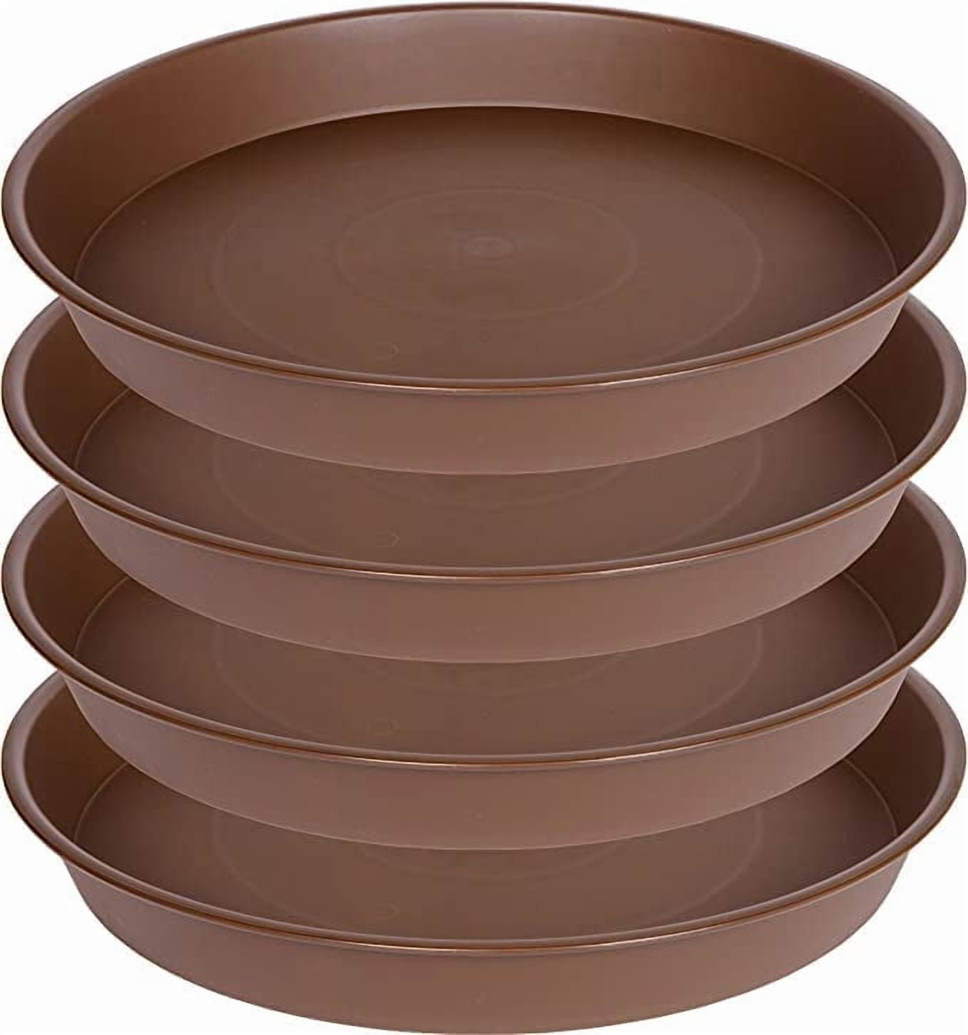 Highcool 4-Pack of 16 Inch Plant Saucer, Round Plant Trays for Pots ...