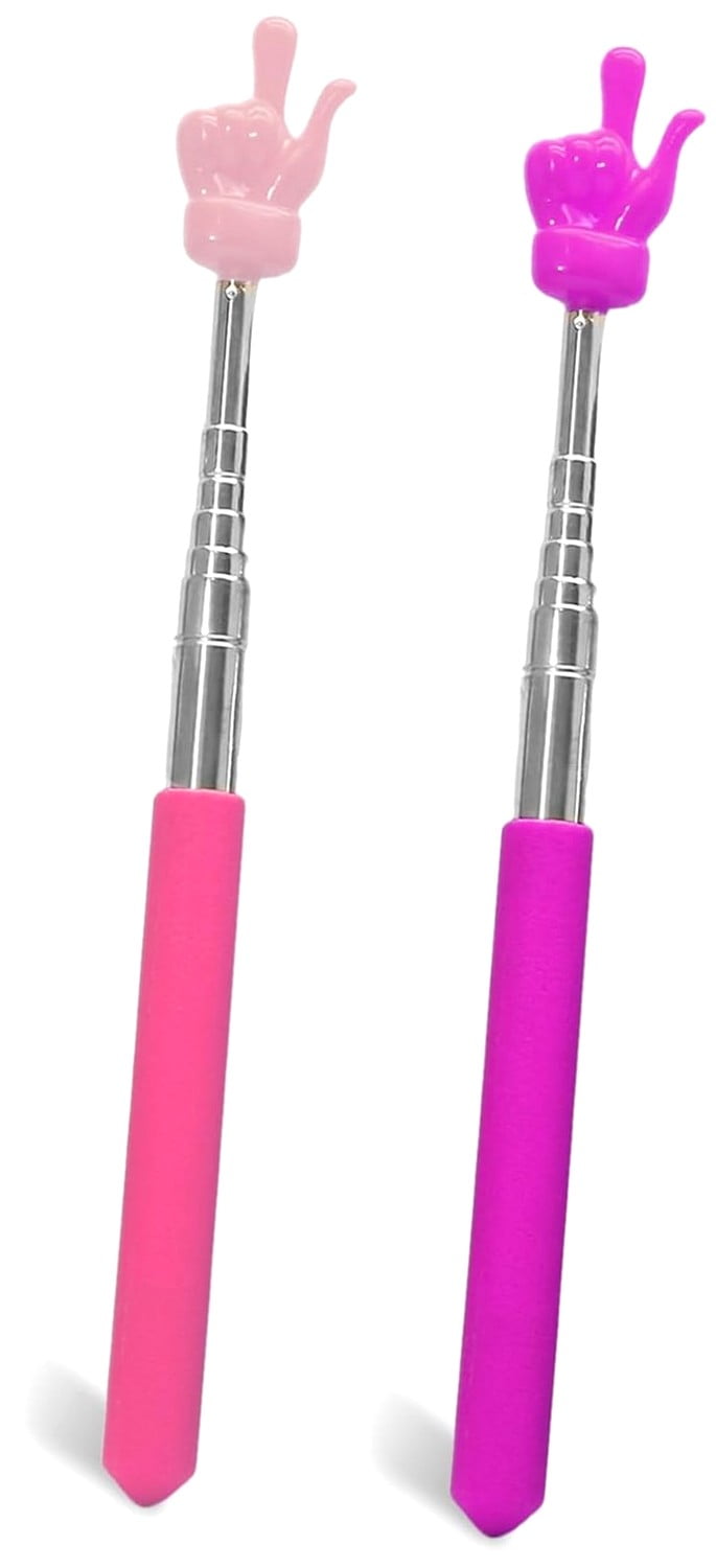Highcool 4 Pcs Telescopic Teacher Pointers, Extendable Finger Pointer ...