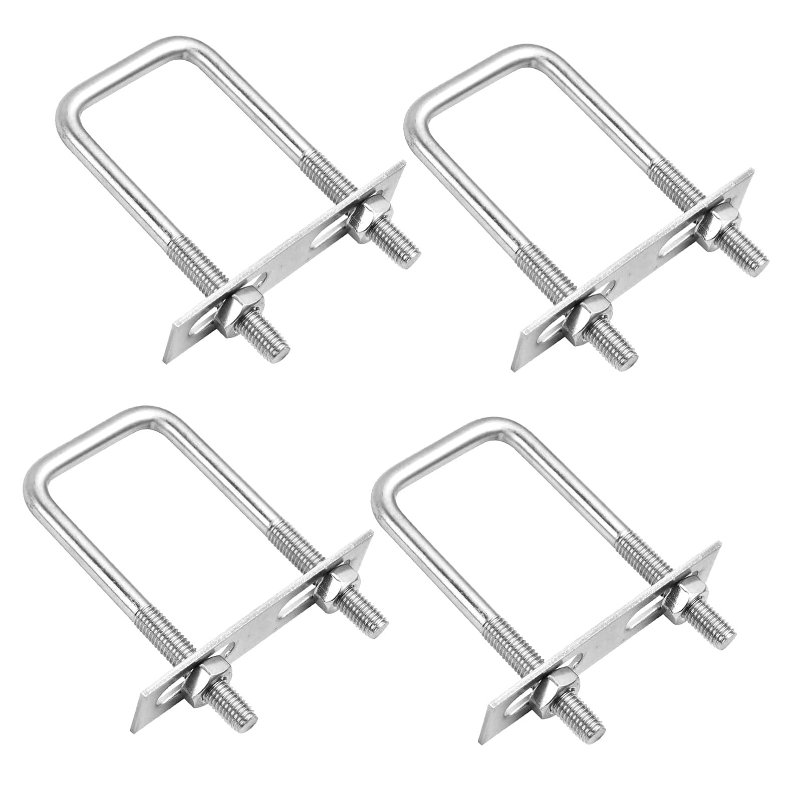 Highcool 4 Sets Square -Bolts, -Bolts 2 inch , Bolts with Frame Plates ...