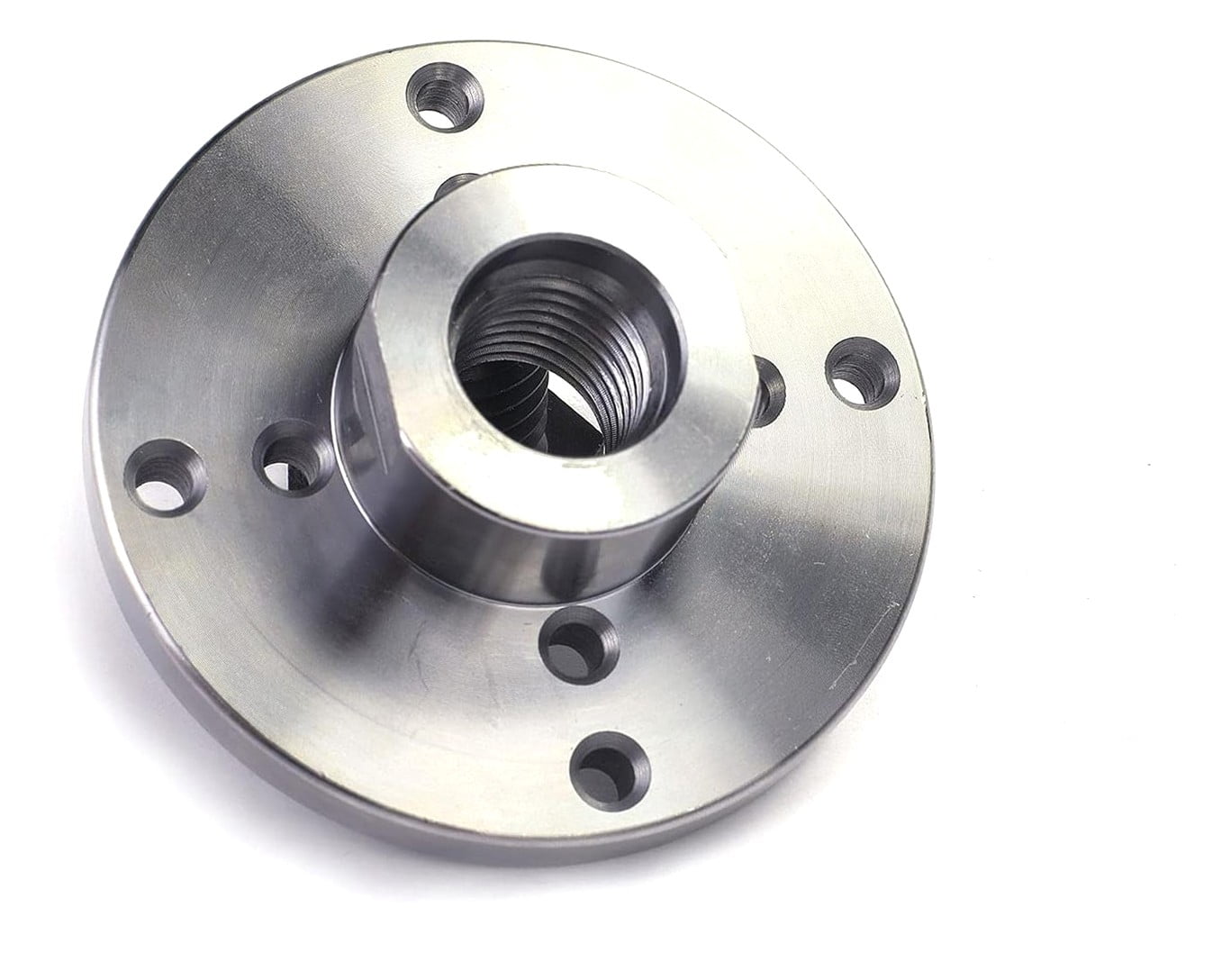 Highcool 4" Wood Lathe Steel Faceplate Chucks, 1”-8TPI Thread ...