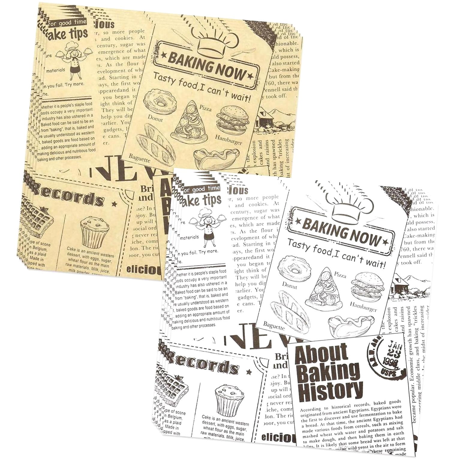 Highcool 400 Pieces Food Paper, 10" Premium Deli Sheets, Water & Grease ...