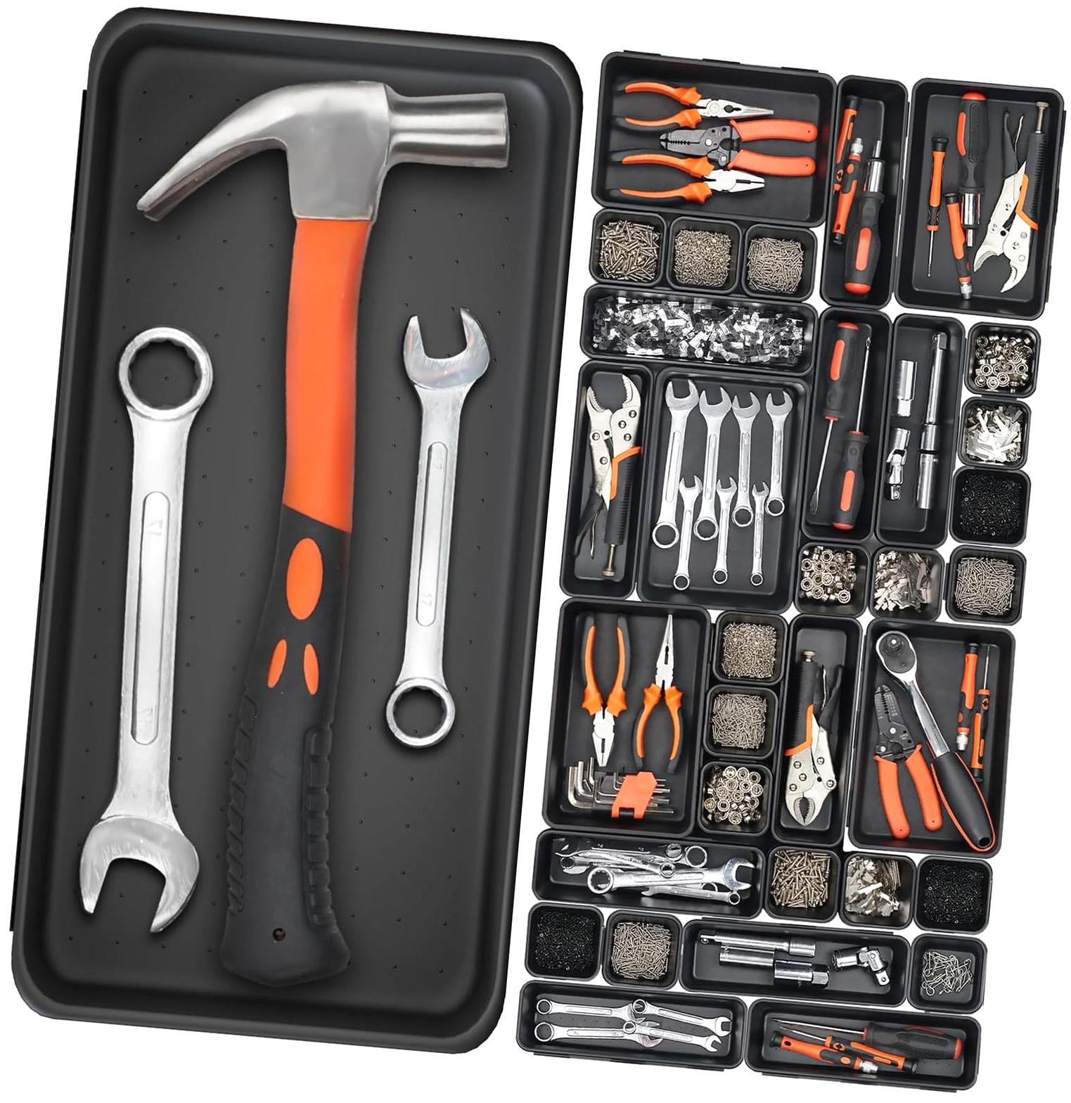 Highcool 46 Pa 5-Sizes Large 12'' Tool Box Organizer Tray, Tool Box ...