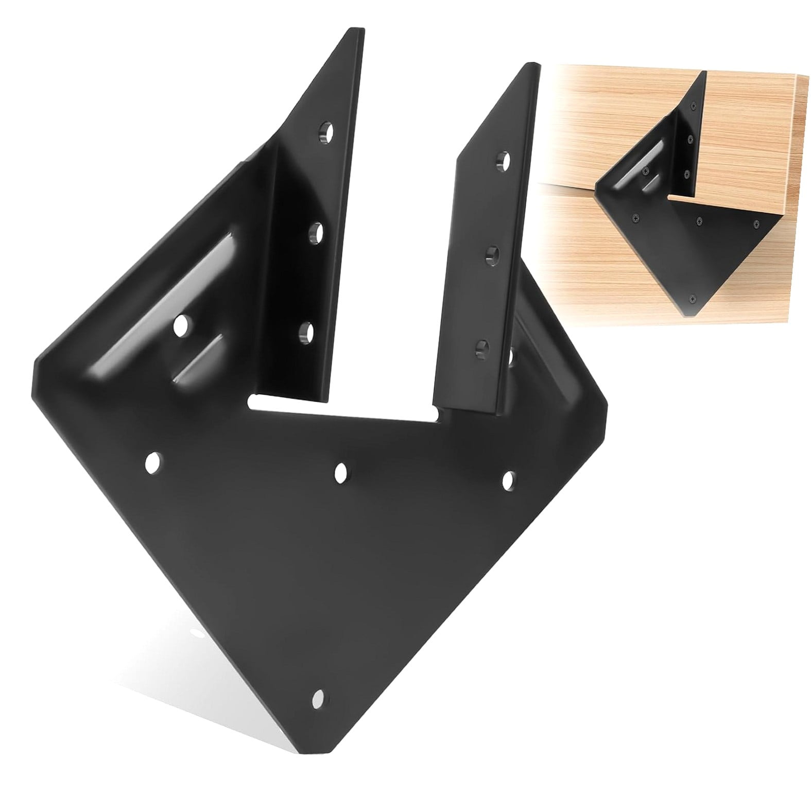 Highcool 48 Pieces Hurricane Tie for Rafters, 13 Gauge (Thick 2.2mm ...