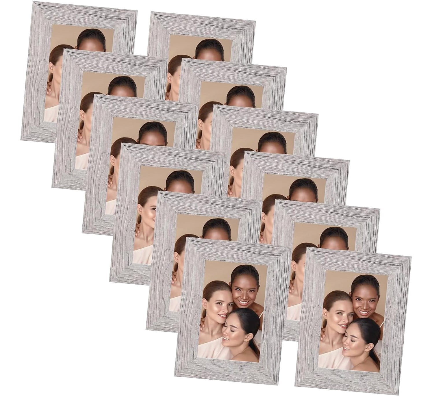 Highcool 4x6 Picture Frame Set, 12 Pack, , Multi Photo Kit, Gallery ...