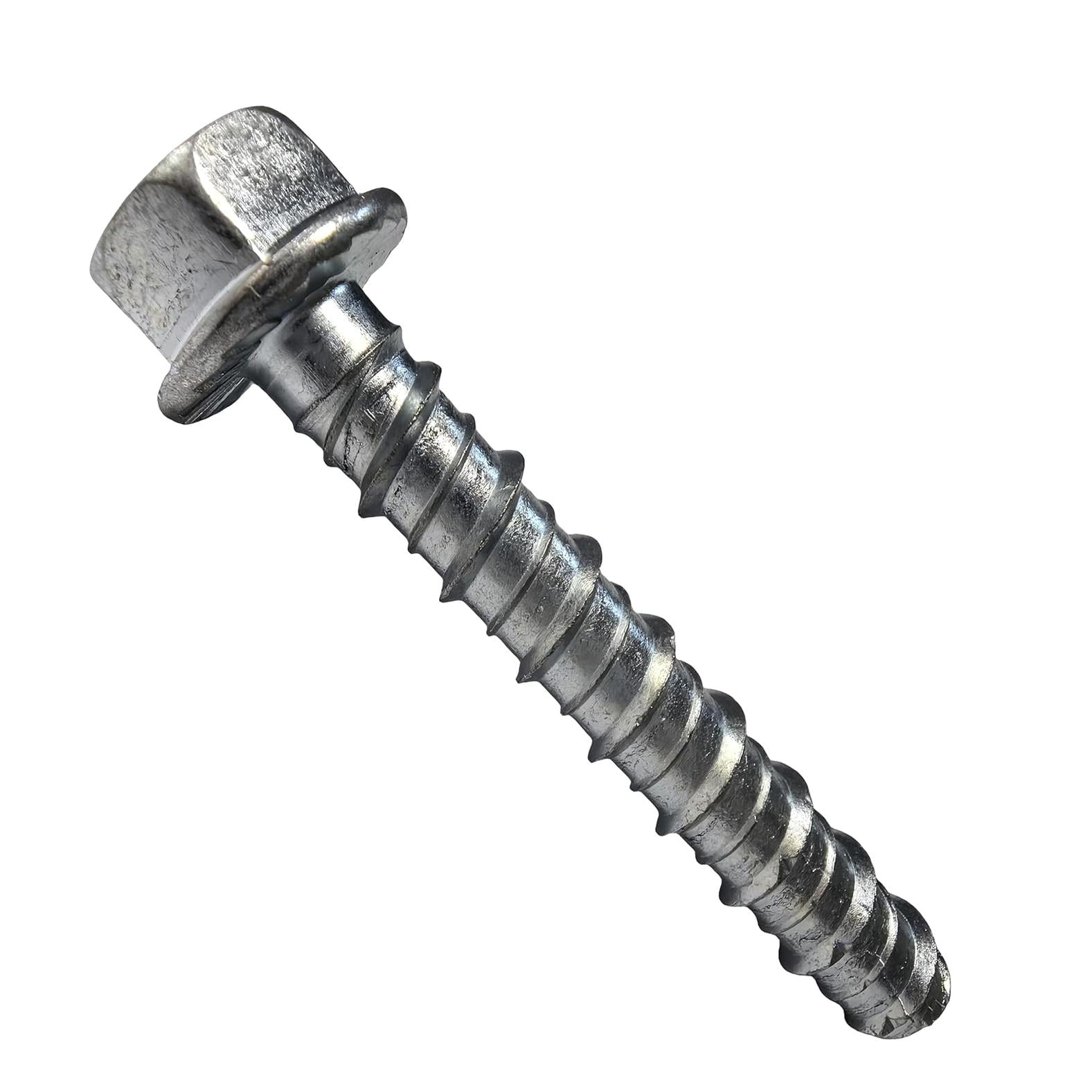 Highcool 5/8 in. x 4 in. Hex Washer- Wide Gauge Concrete Fasteners (5 ...