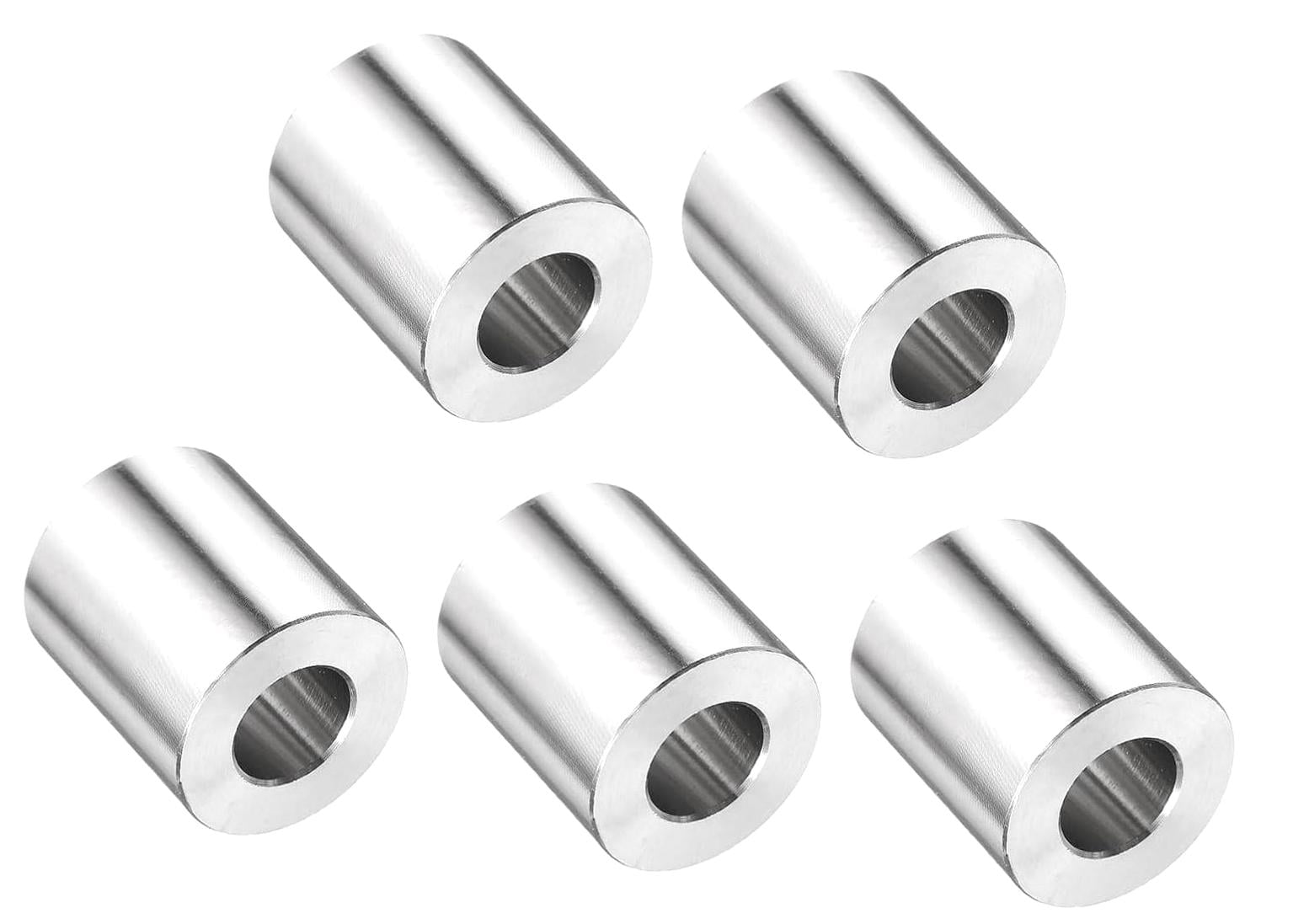 Highcool 5 Pieces Stainless Steel Spacer, 1/2" Inner Diameter x 1 ...