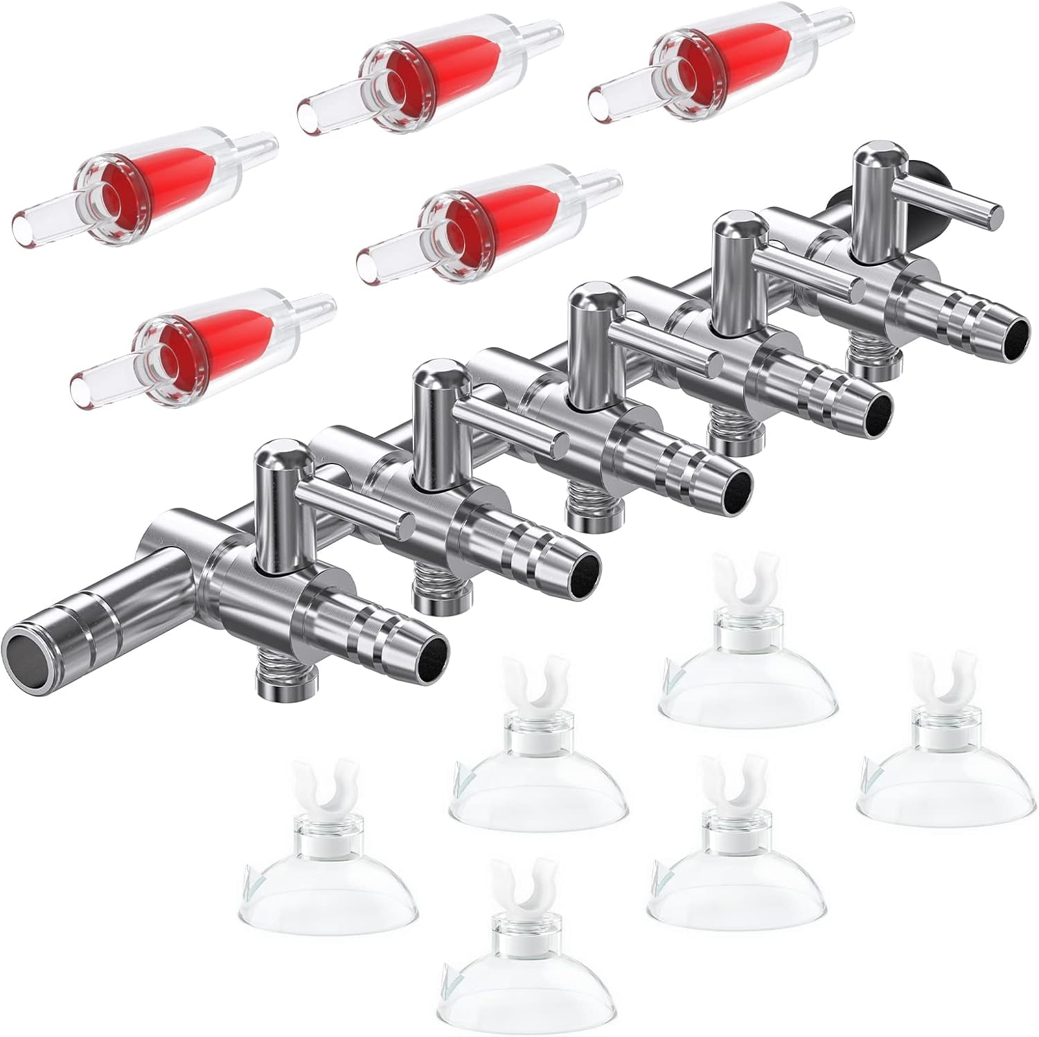 Highcool 5-Way Aquarium Air Flow Control Lr Valve Manifold for Air ...