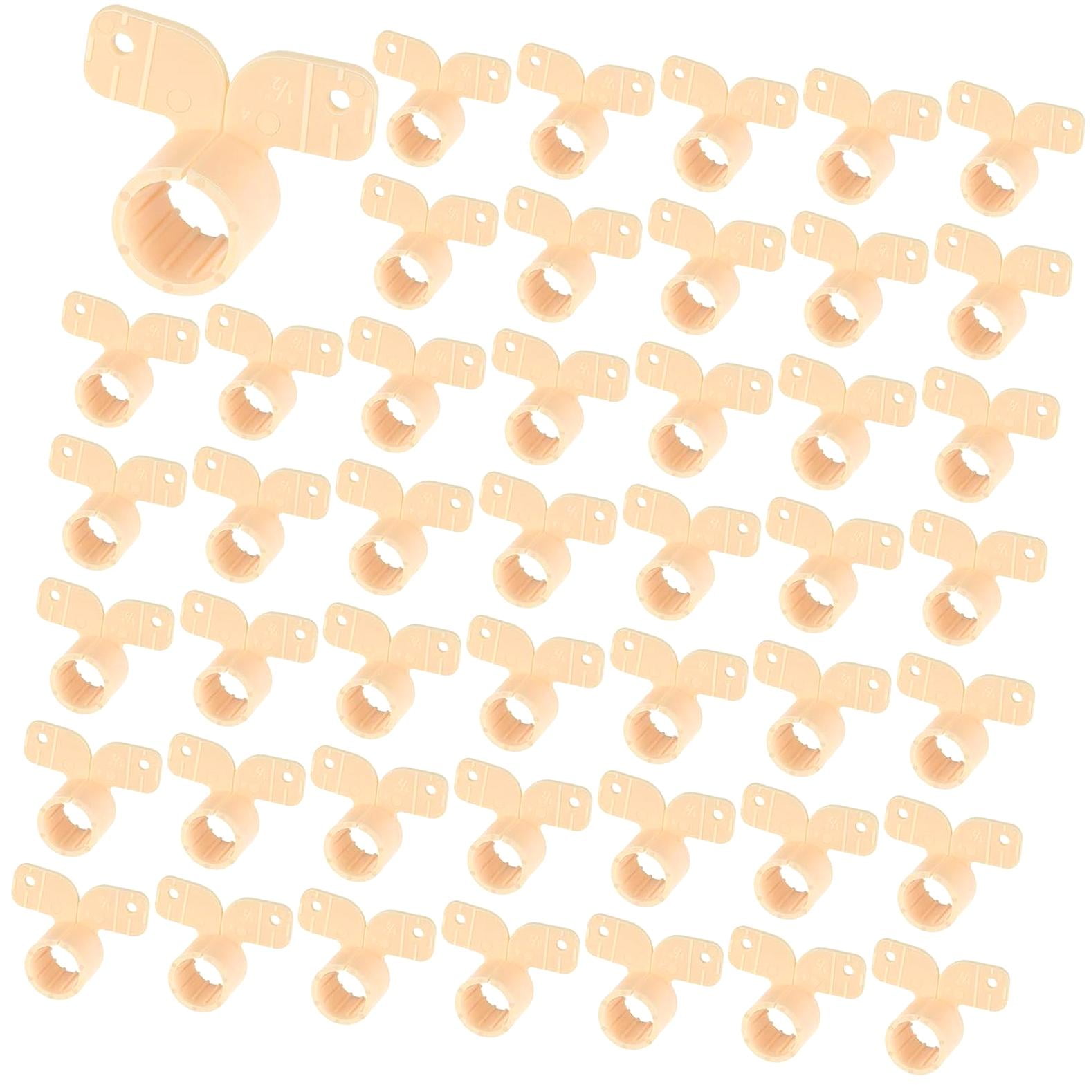 Highcool 50 Pack 1/2 Inch Pex Pipe Clamps Tubing Supports for Pex ...