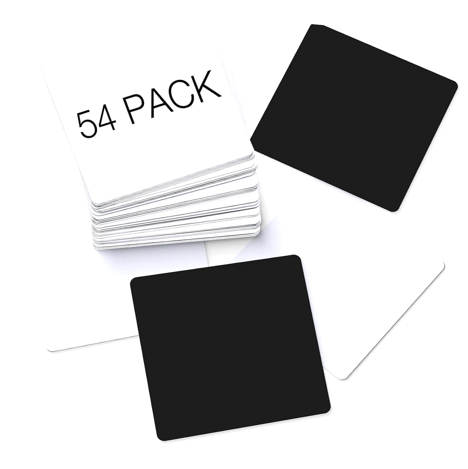 Highcool 50 Pack Blank Magnets Whiteboard Labels Index Multipurpose ...