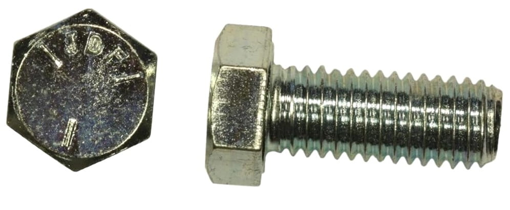 Highcool (50 Pieces) 7/16"-14 1-1/2" Grade 5 Hexagonal Zinc - -Turn ...