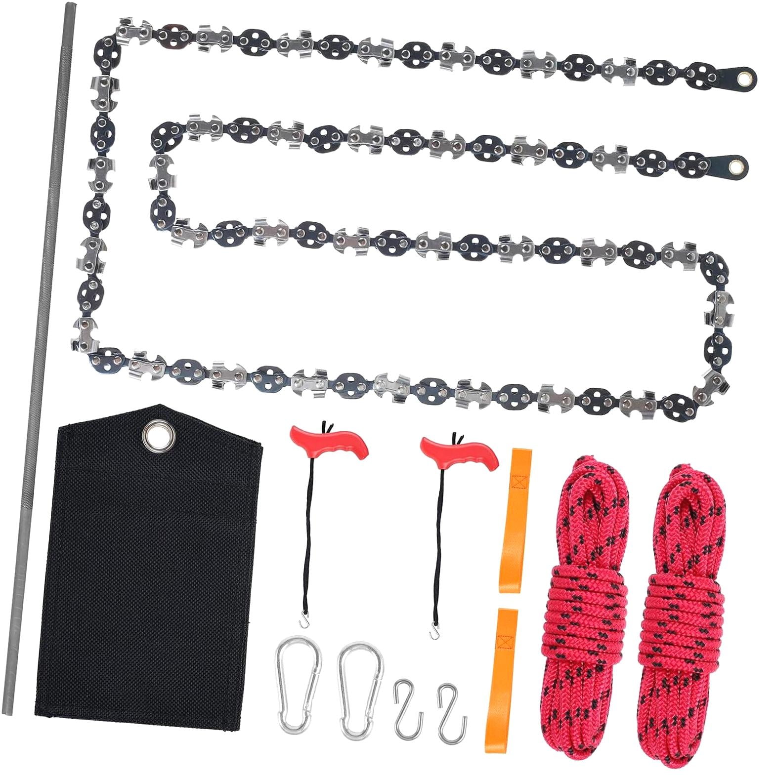 Highcool 53 Inch Rope Saw High Reach Tree Limb Hand Rope Saw Chains ...