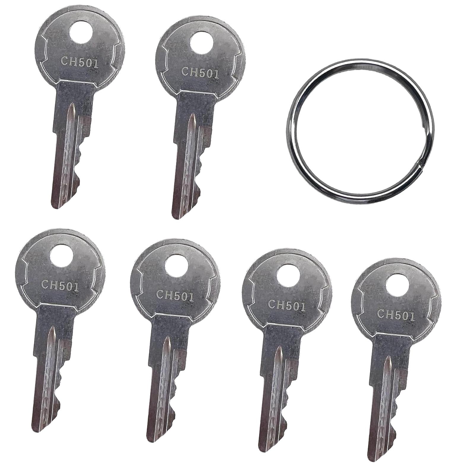 Highcool (6) 501 Toolbox Keys for Tru Tool Box Lo , Pa of 6 Keys ...