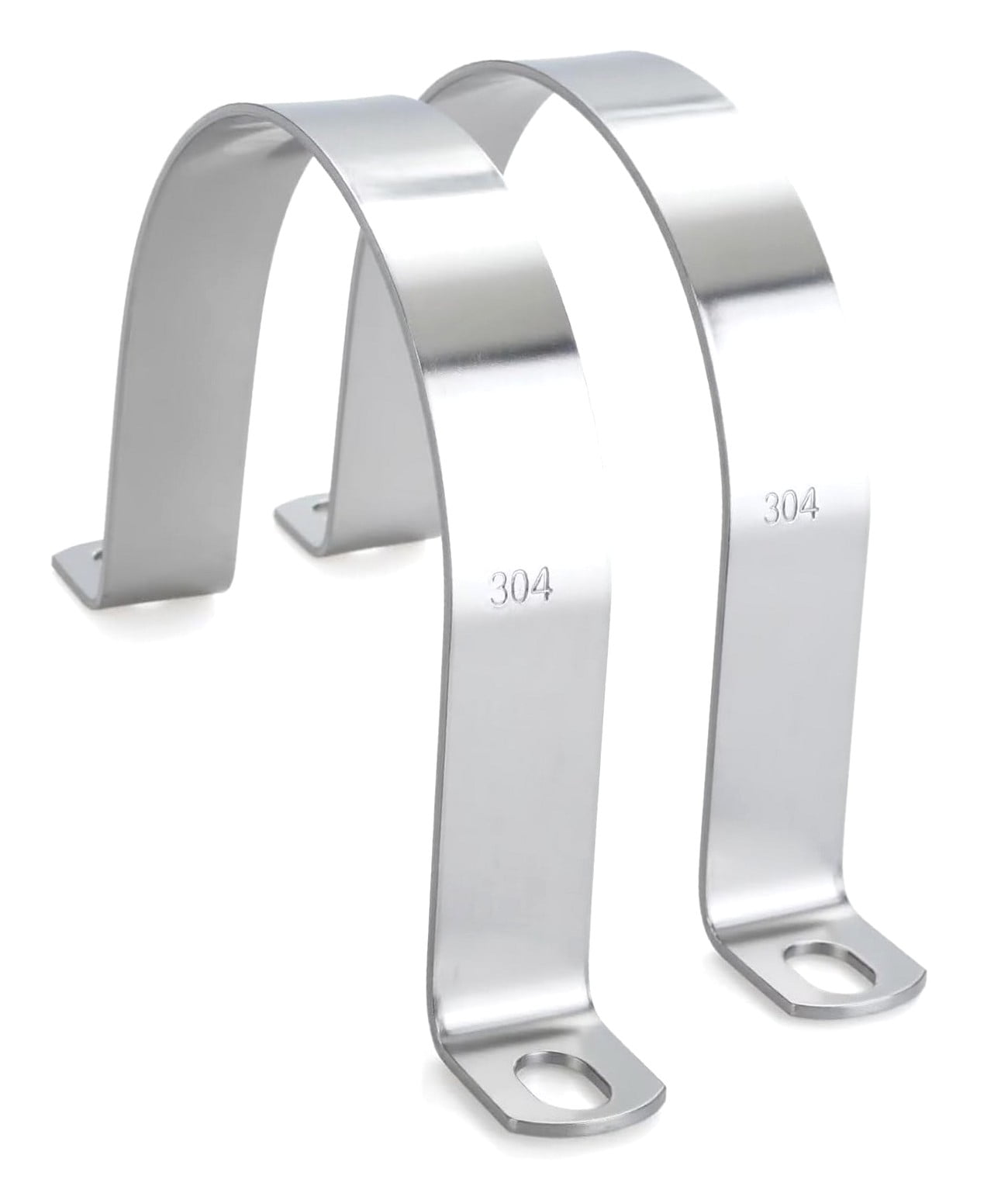 Highcool 6 PCS 3-1/2 Inch, 304 Steel Thickened Pipe Clamps, Heavy-Duty ...