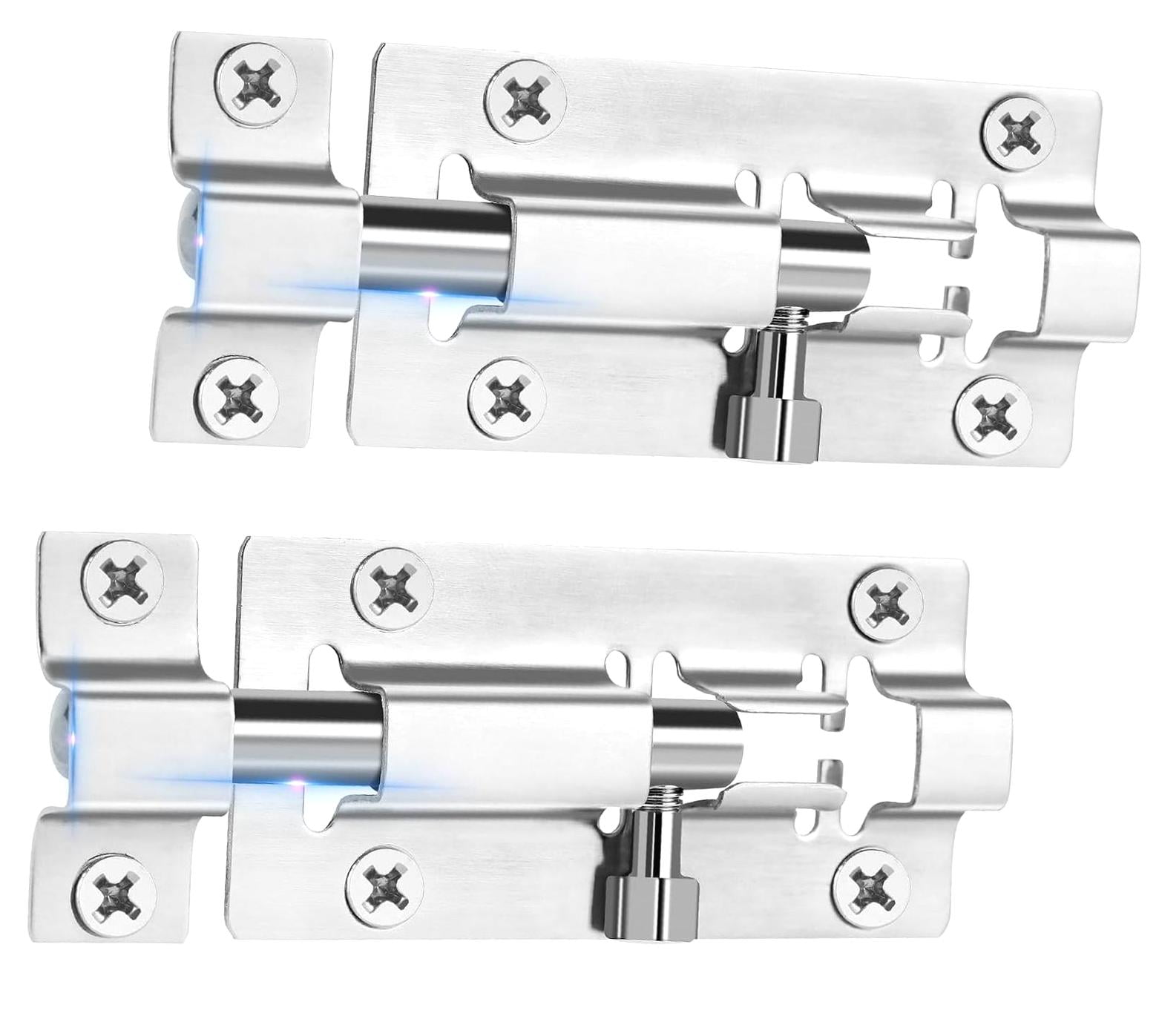 Highcool 6 Pack Slide Lock, 3 Inch Barrel Bolt, Premium Door Bolt Lock ...
