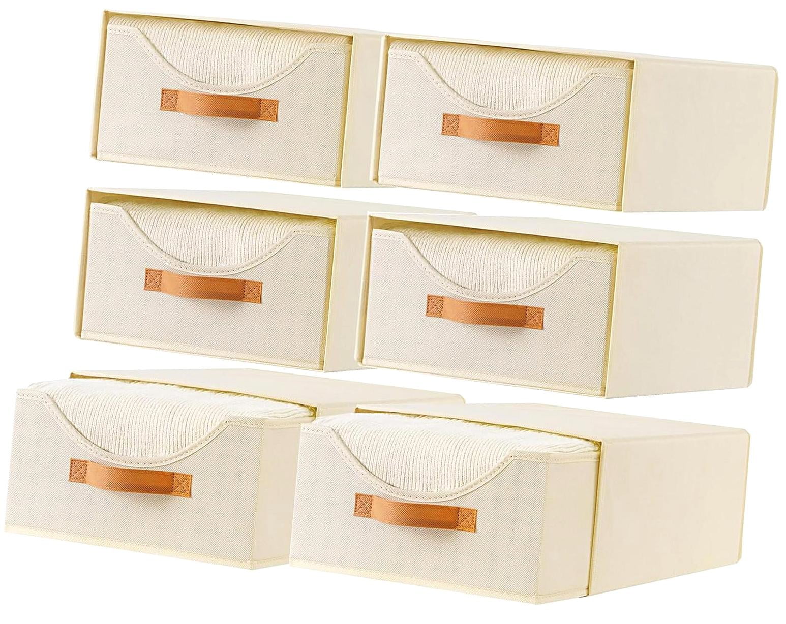 Highcool 6 Pcs 16.5" Closet Drawers and Large Size Clothes Storage Bins ...