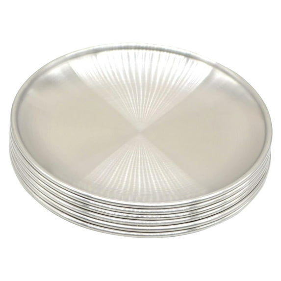 Highcool 6 Pcs 5.5 Inch Circular Trinket Tray, Steel, for Serving Trays ...
